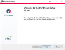 Software download and installation - PIX4Dreact